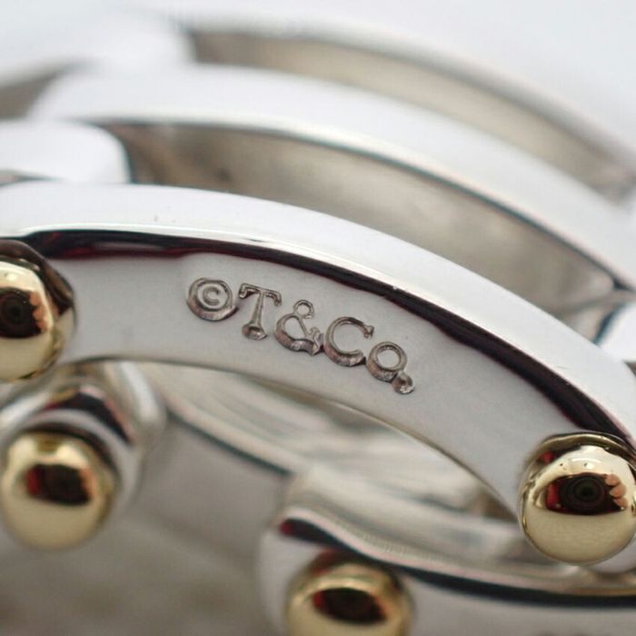 Tiffany & Co. Tiffany 925 750 combination gate ring No. 12.5 | Grailed