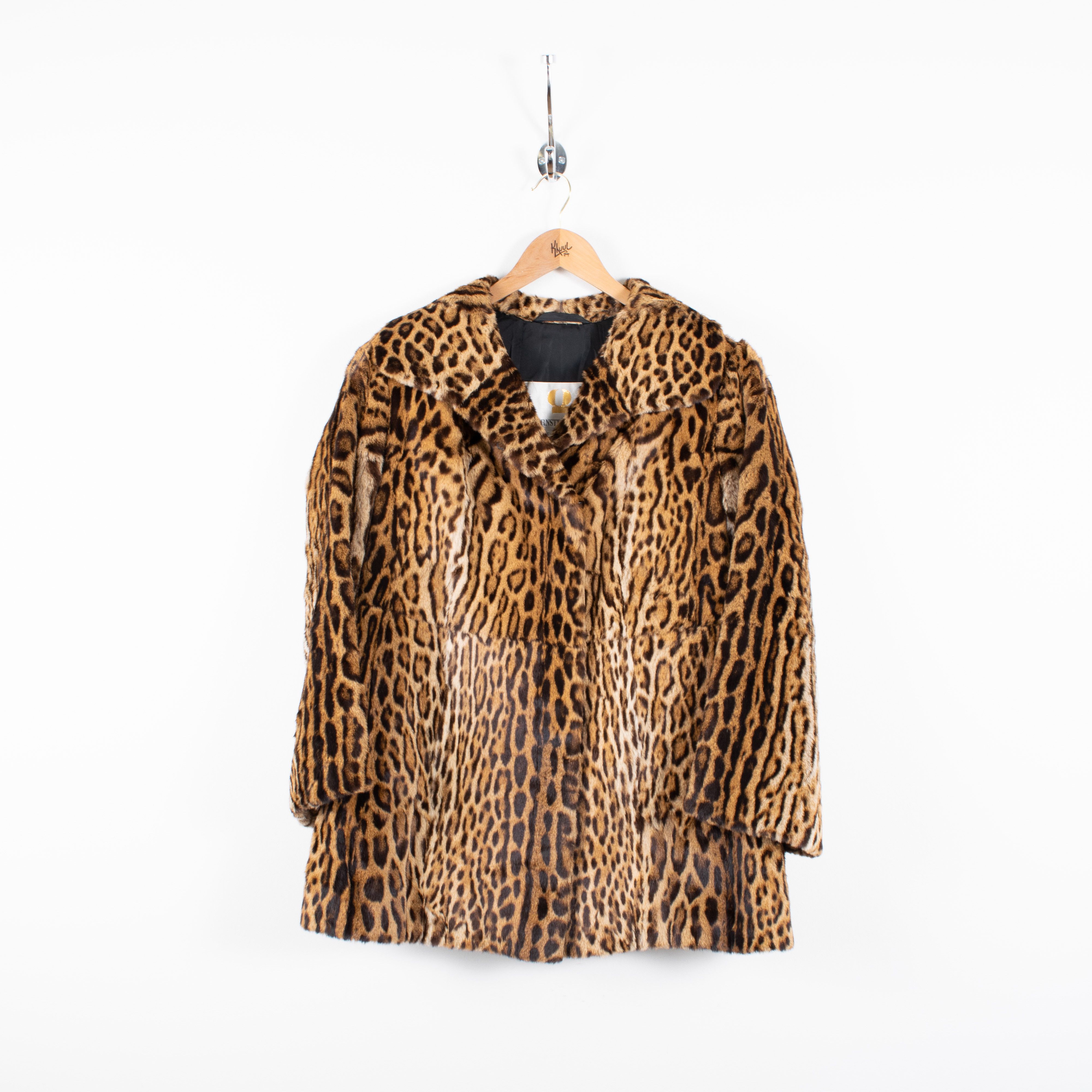 Vintage Genuine Ocelot Real Fur Short Overcoat 1940s Pre-Ban | Grailed