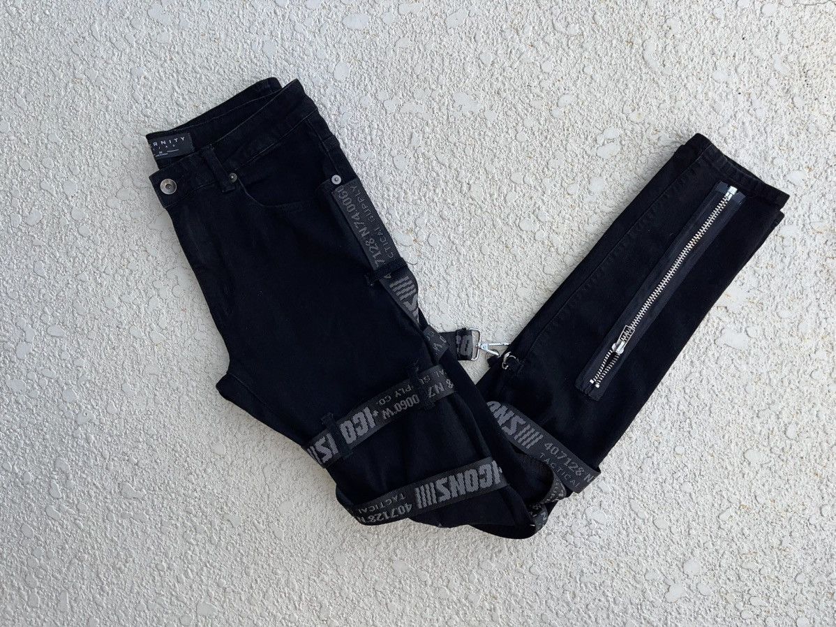 Eternal Eternity Jeans with Grey Icon Straps | Grailed