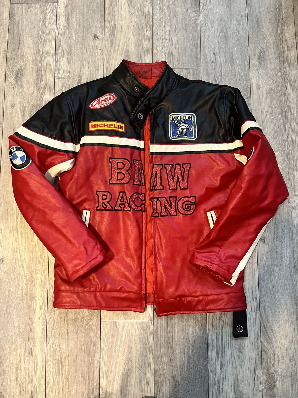 Streetwear × Vintage BMW Racing Leather Jacket | Grailed