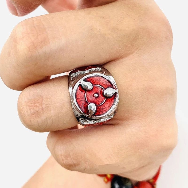 Handmade × Jewelry × Streetwear Ninja Ring Naruto Silver Art Anime ...