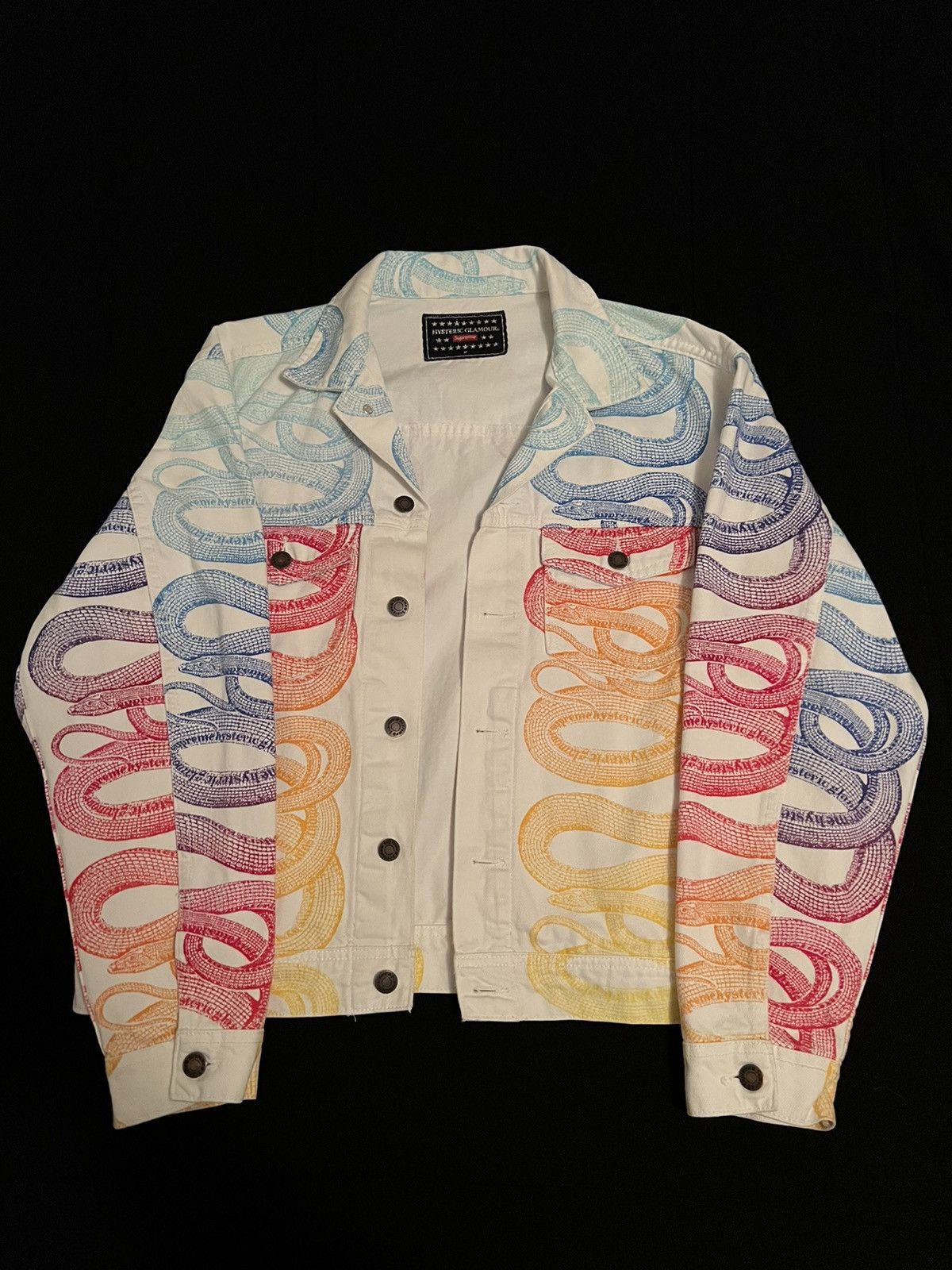 Hysteric Glamour × Supreme Supreme HYSTERIC GLAMOUR Snake Denim Trucker ...