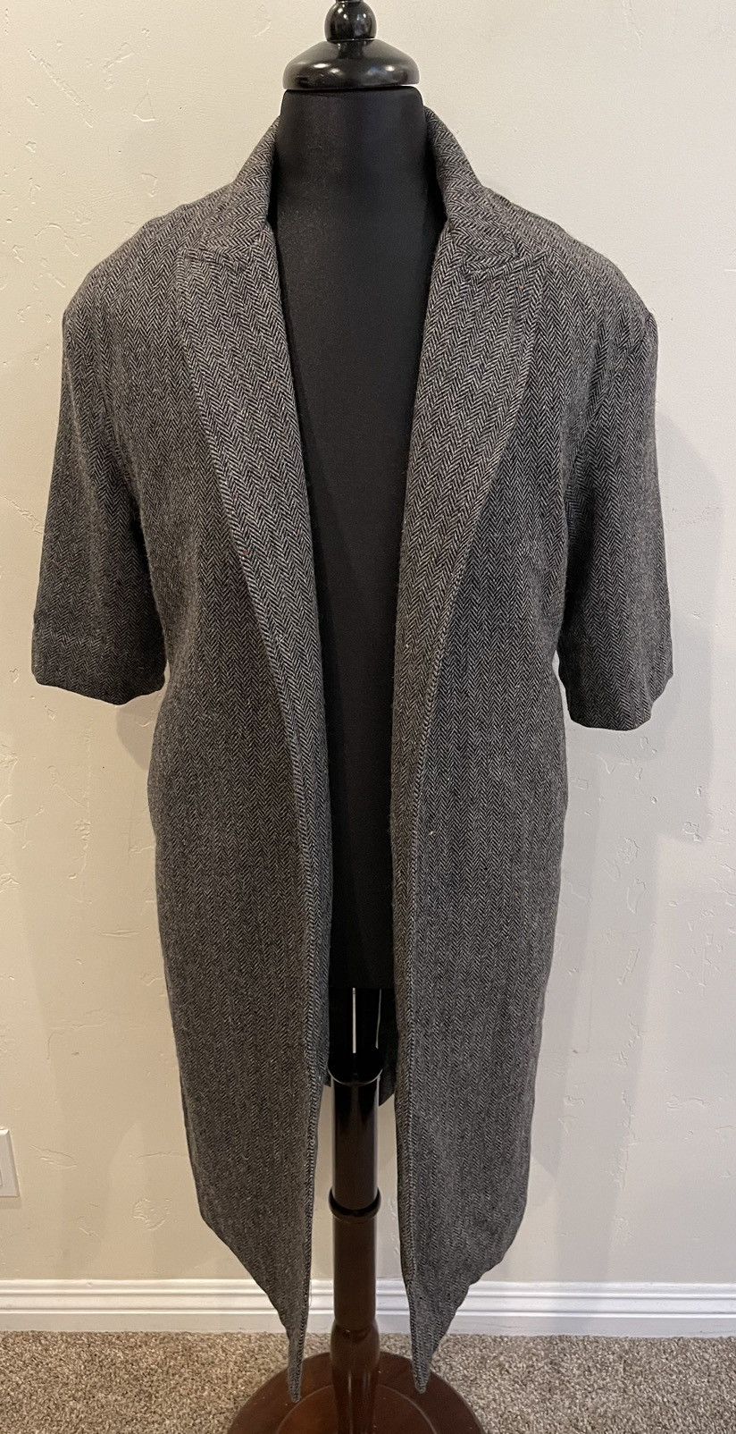 Fear of God Fear Of God Third Collection short sleeve tweed long coat ...