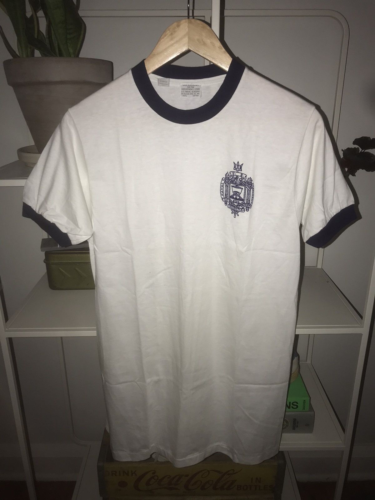 Vintage Vintage 70’s Naval Academy Navy Ringer Tee Shirt | Grailed