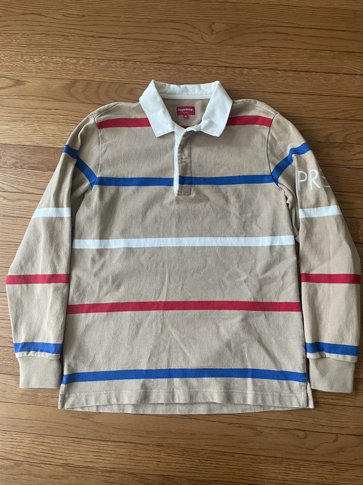 Supreme Supreme Striped Rugby Shirt | Grailed