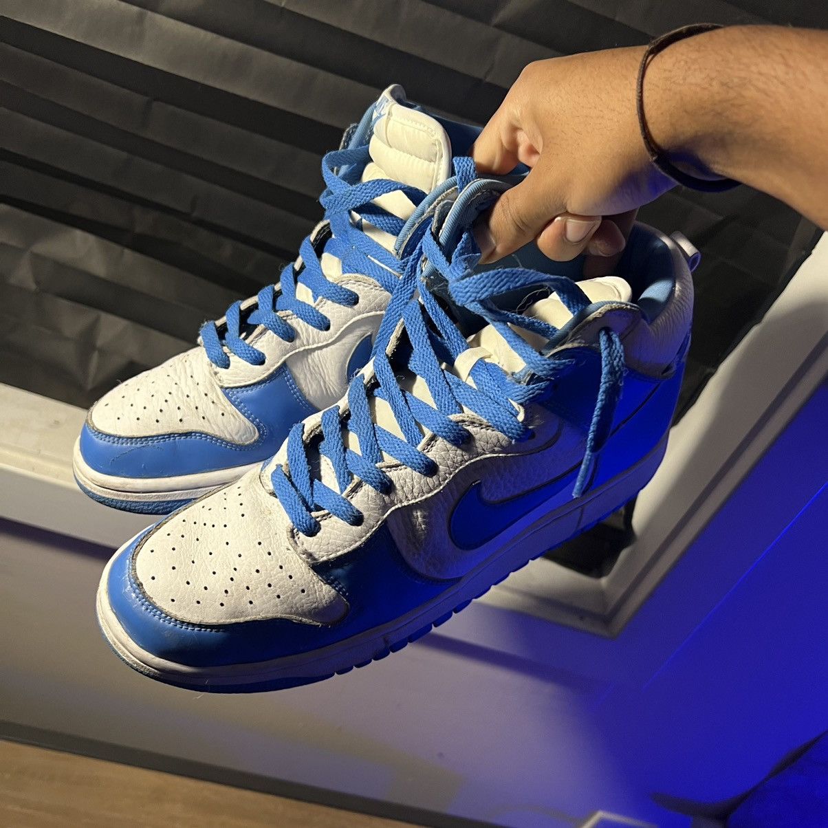 Nike × Vintage 1999 Vintage Carolina Blue Nike Dunk High | Grailed