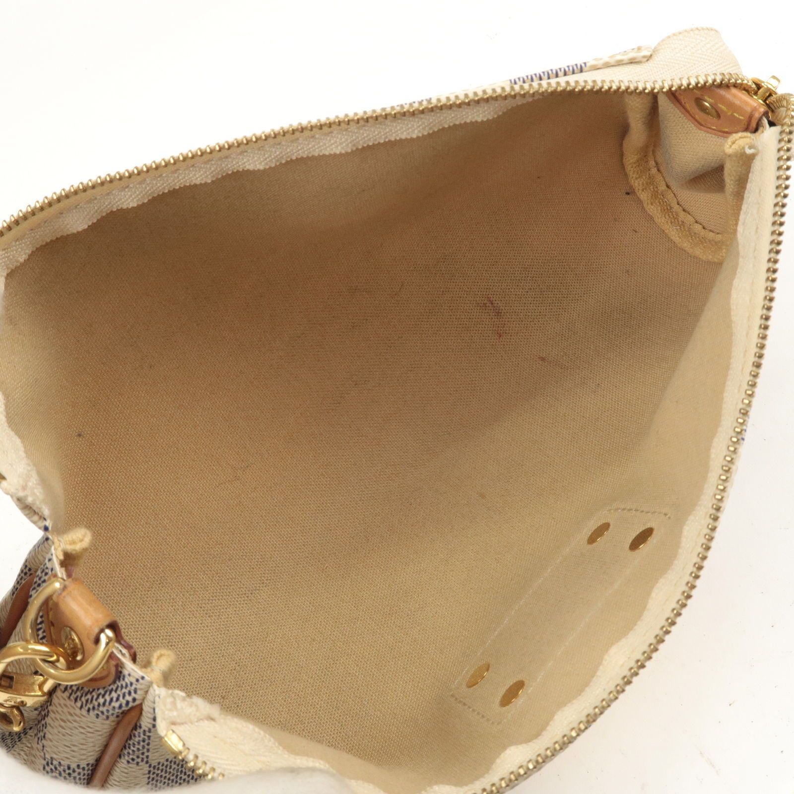 Louis Vuitton Authentic Louis Vuitton Damier Azur Eva Chain 2Way Bag ...