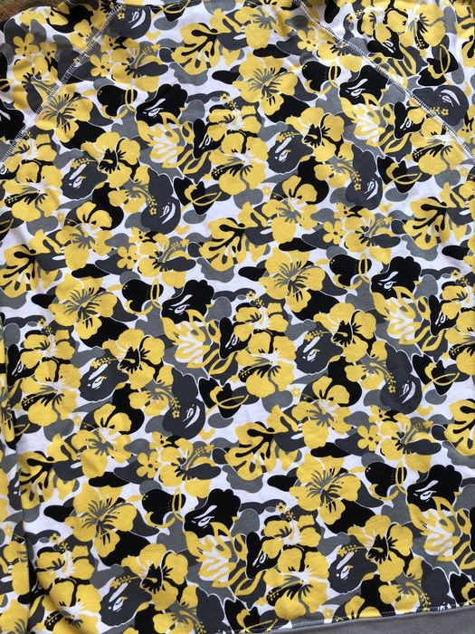 Bape 2006 Bape hibiscus floral Camo full zip hoodie | Grailed