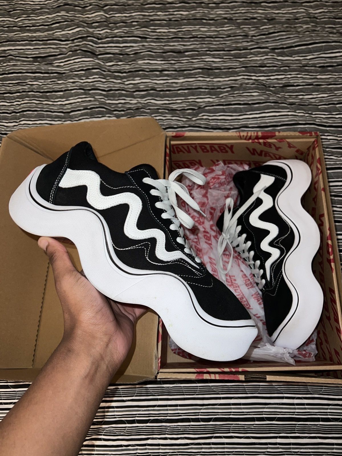 Rare MSCHF Wavy Baby Sneakers | Grailed
