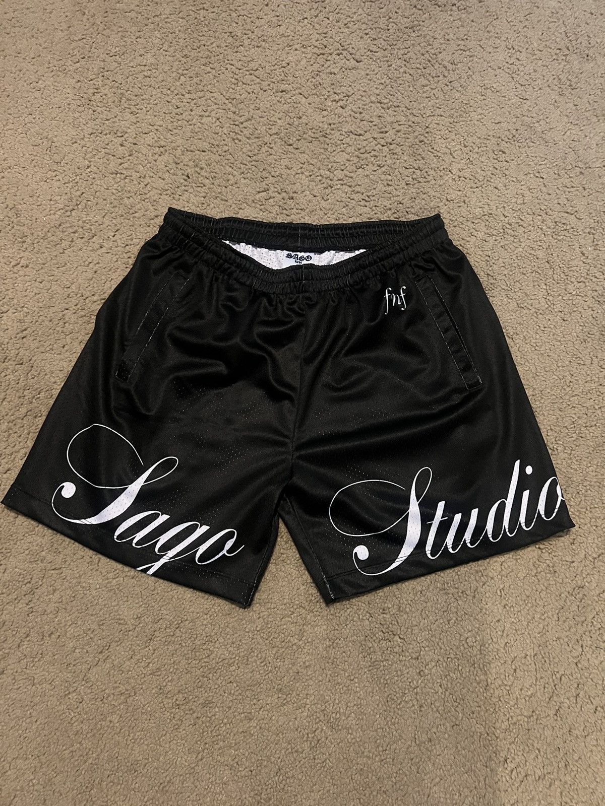 Streetwear Sago FNF Black Shorts | Grailed