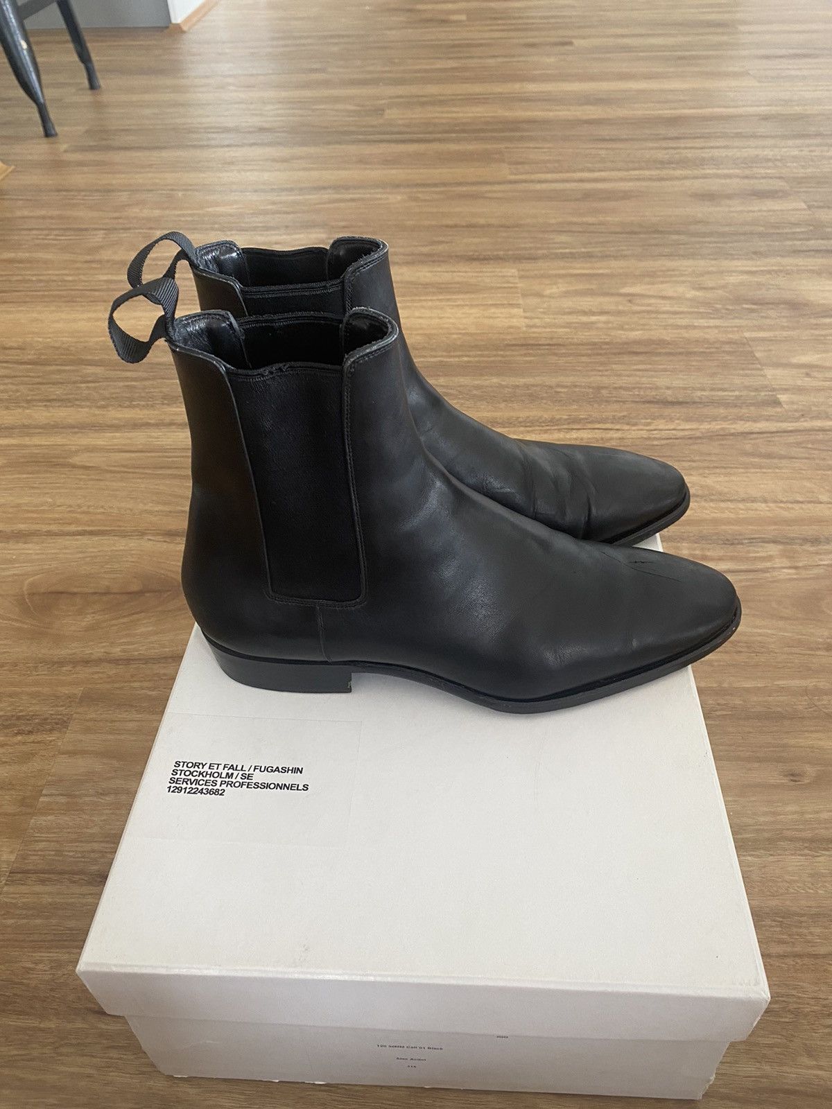 Story Et Fall Chelsea Boot - Black Calf | Grailed