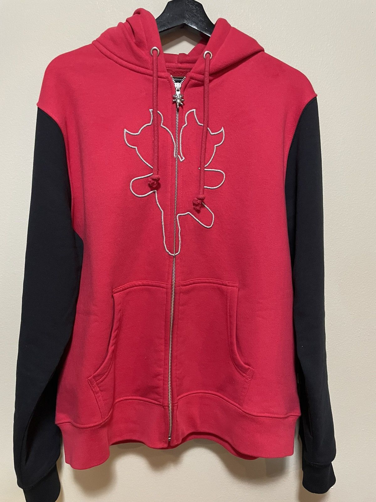 Heaven by Marc Jacobs × Marc Jacobs Double Headed Devil Zip Hoodie ...
