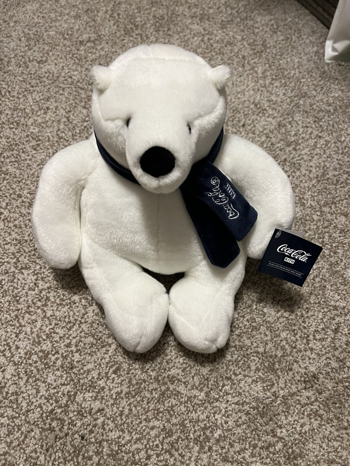 Kith Kith Coca-Cola Kithmas Polar Bear 10” Plush Nocturnal | Grailed