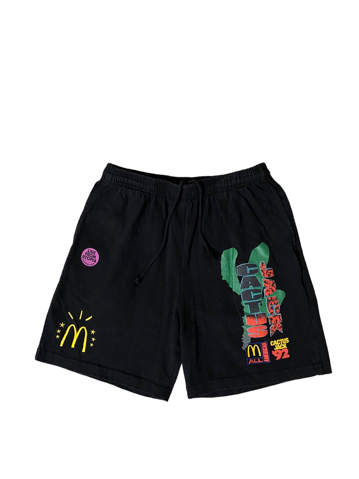 Travis Scott Travis Scott McDonalds Shorts Cactus Jack size S | Grailed