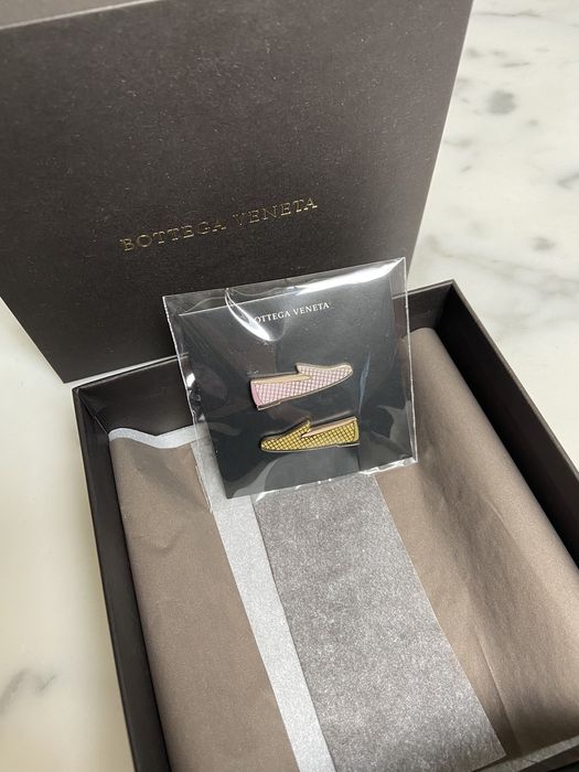 Bottega Veneta 100% authentic Loafer badges set | Grailed