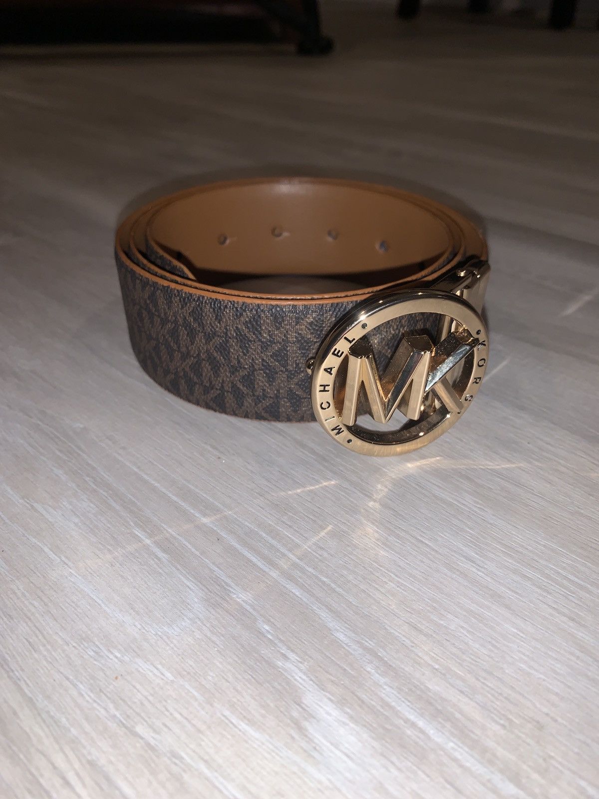 Michael Kors Michael Kors Reversible Brown Leather Belt MK | Grailed