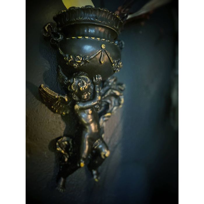 Vintage Gothic Cherub Wall Pocket, Gothic Wall Decor, Wall Decor | Grailed