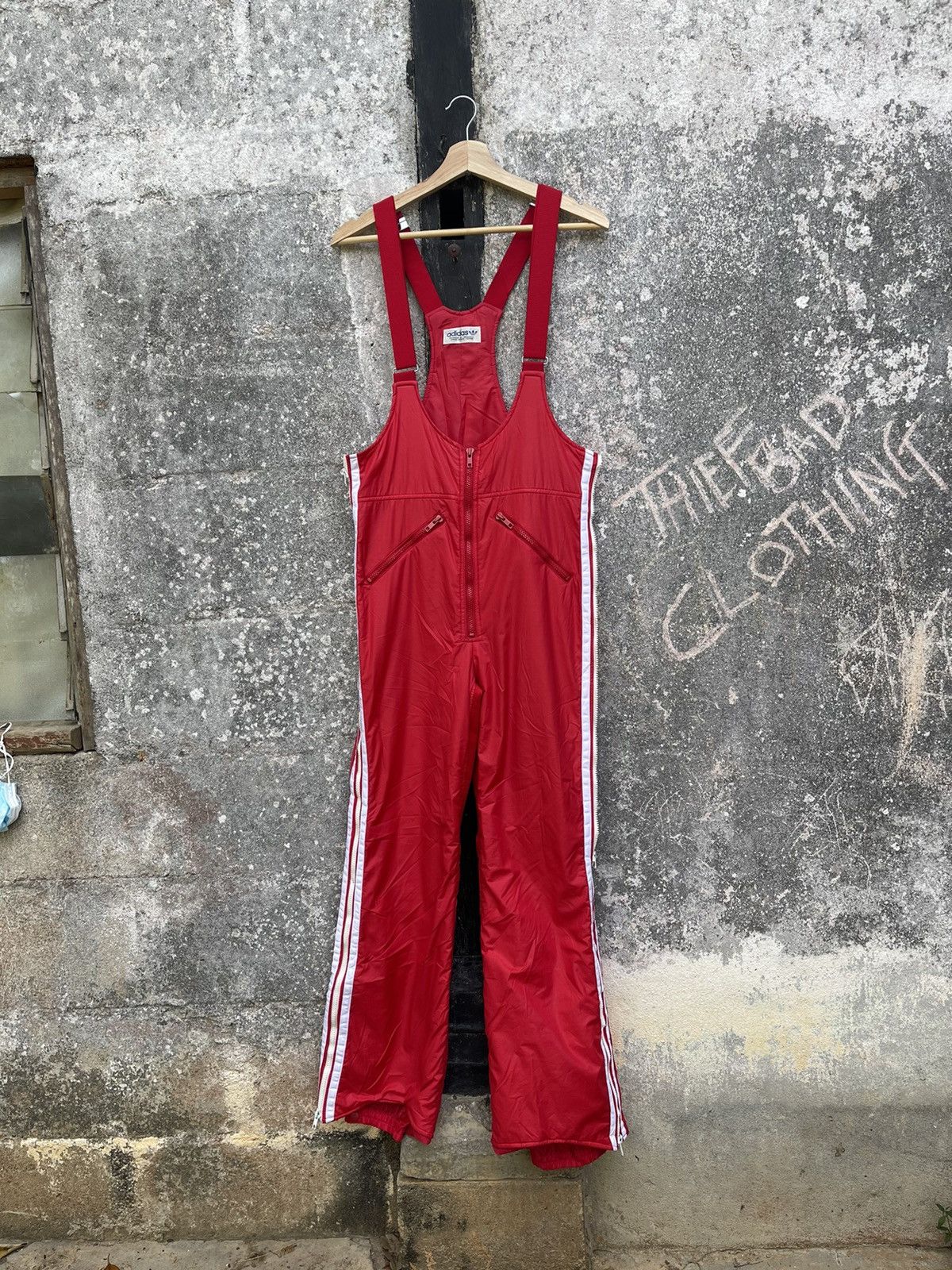 Adidas × Overalls × Ski 🔥Vintage Adidas Ski Pants 3Lines | Grailed