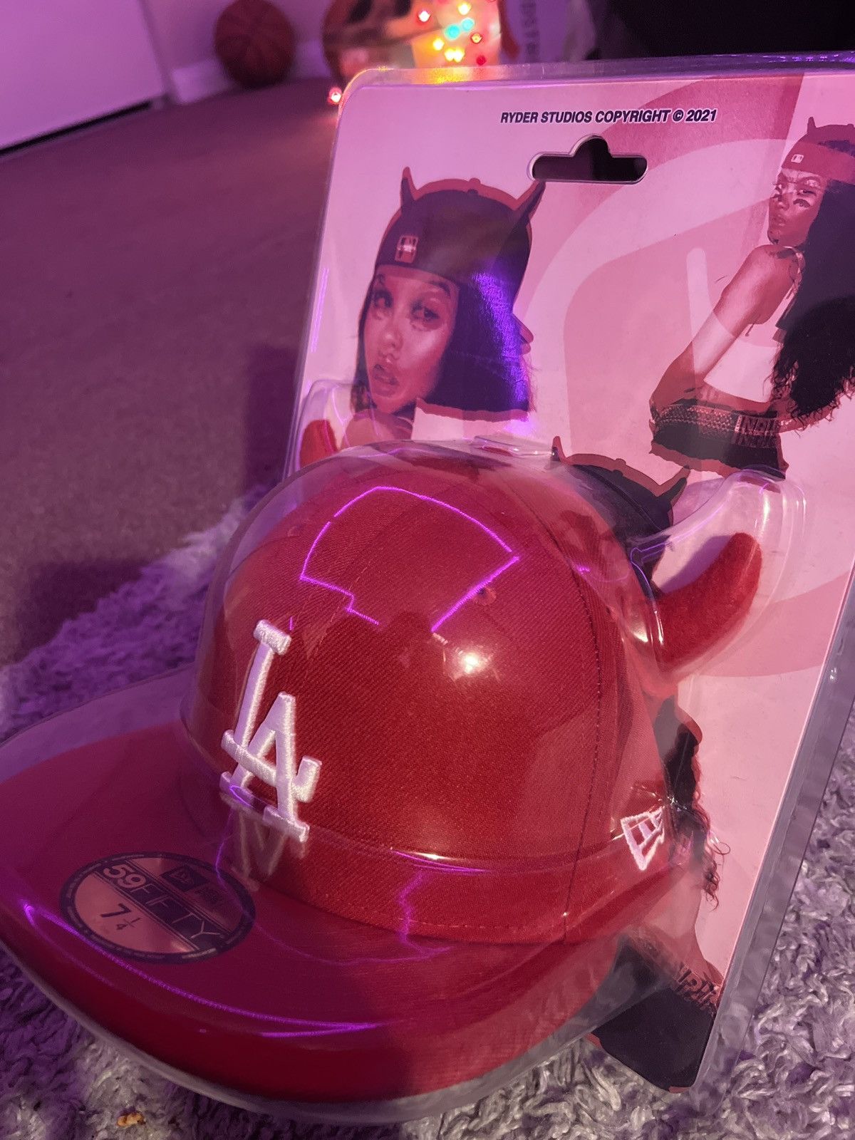 Ryder Studios Ryder studios Red Devil Horn Hat | Grailed