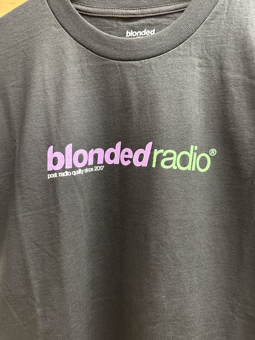 Frank Ocean Blonded Radio Logo T-Shirt (Riddler) | Grailed