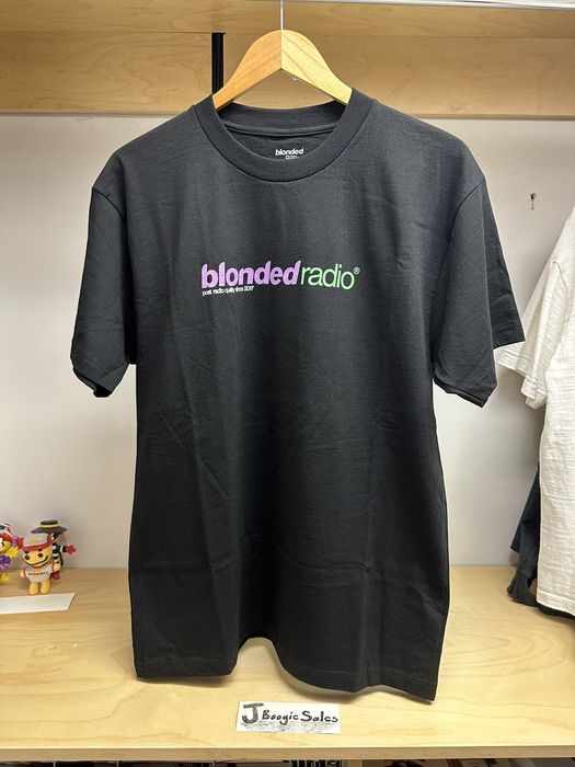 Frank Ocean Blonded Radio Logo T-Shirt (Riddler) | Grailed