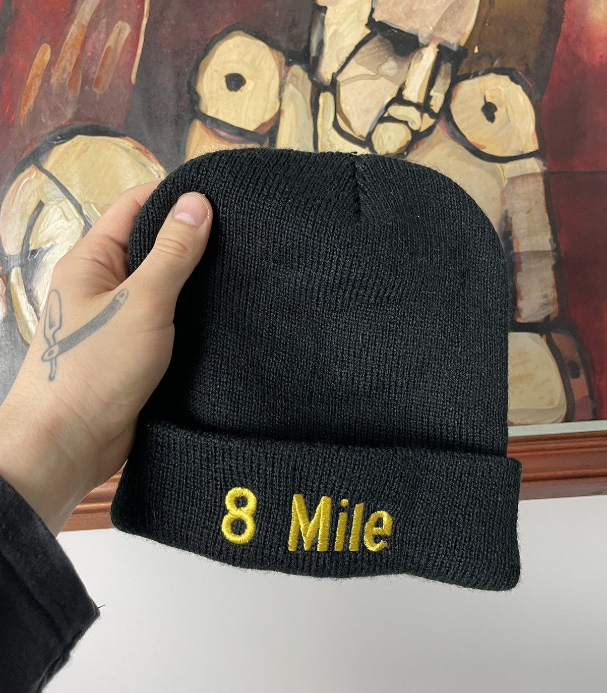 Vintage Vintage Y2k Og 8 Mile Eminem Movie Rap Beanie Hat Rare Hype ...