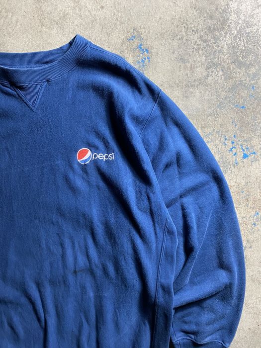 Vintage 90s Pepsi Logo Embroidery Merchandise Sweater | Grailed