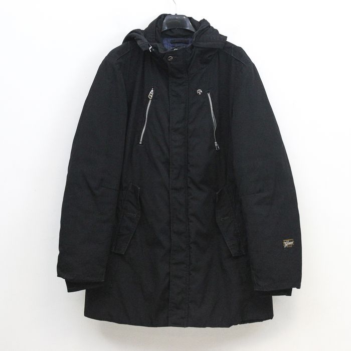 G Star Raw Nordic Duty Jacket Hooded Parka Over Coat Winter Black Zip ...
