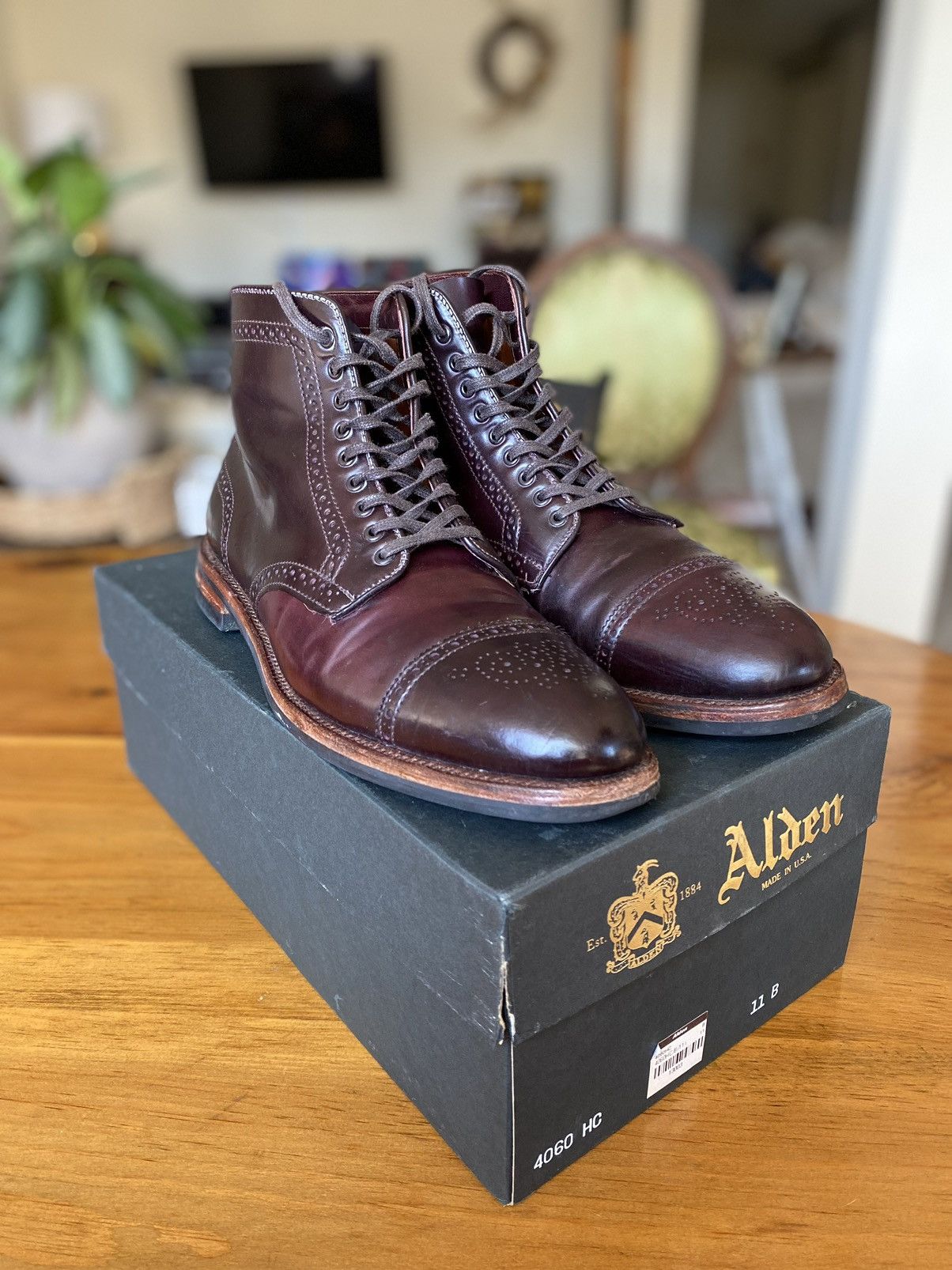 Alden Alden Color 8 Shell Cordovan 11B Aberdeen DAINITE | Grailed