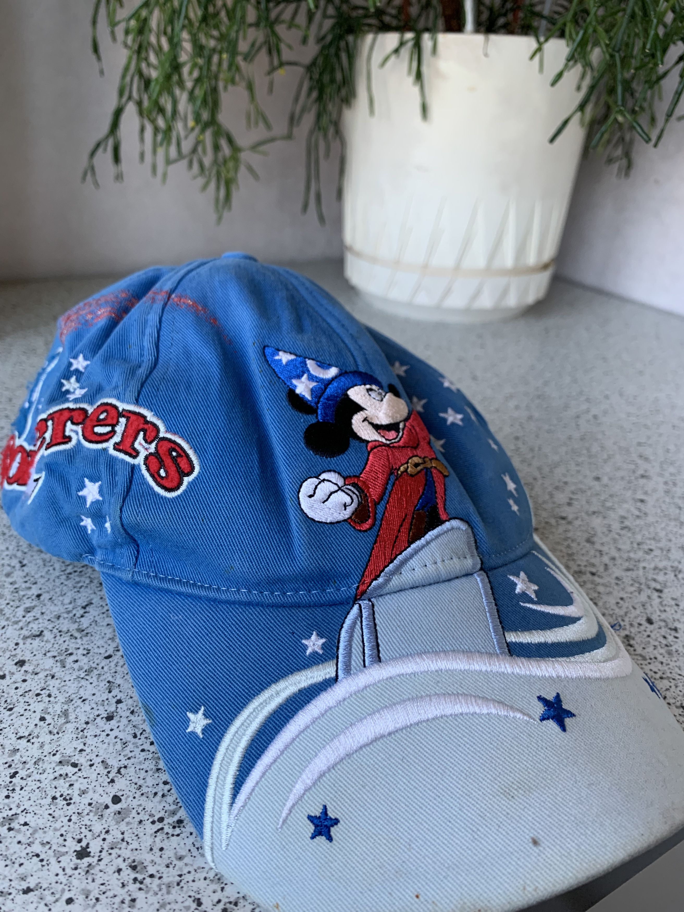 Disney × Vintage × Warner Bros Vintage 90s Disney Wizard Mickey Cap All ...