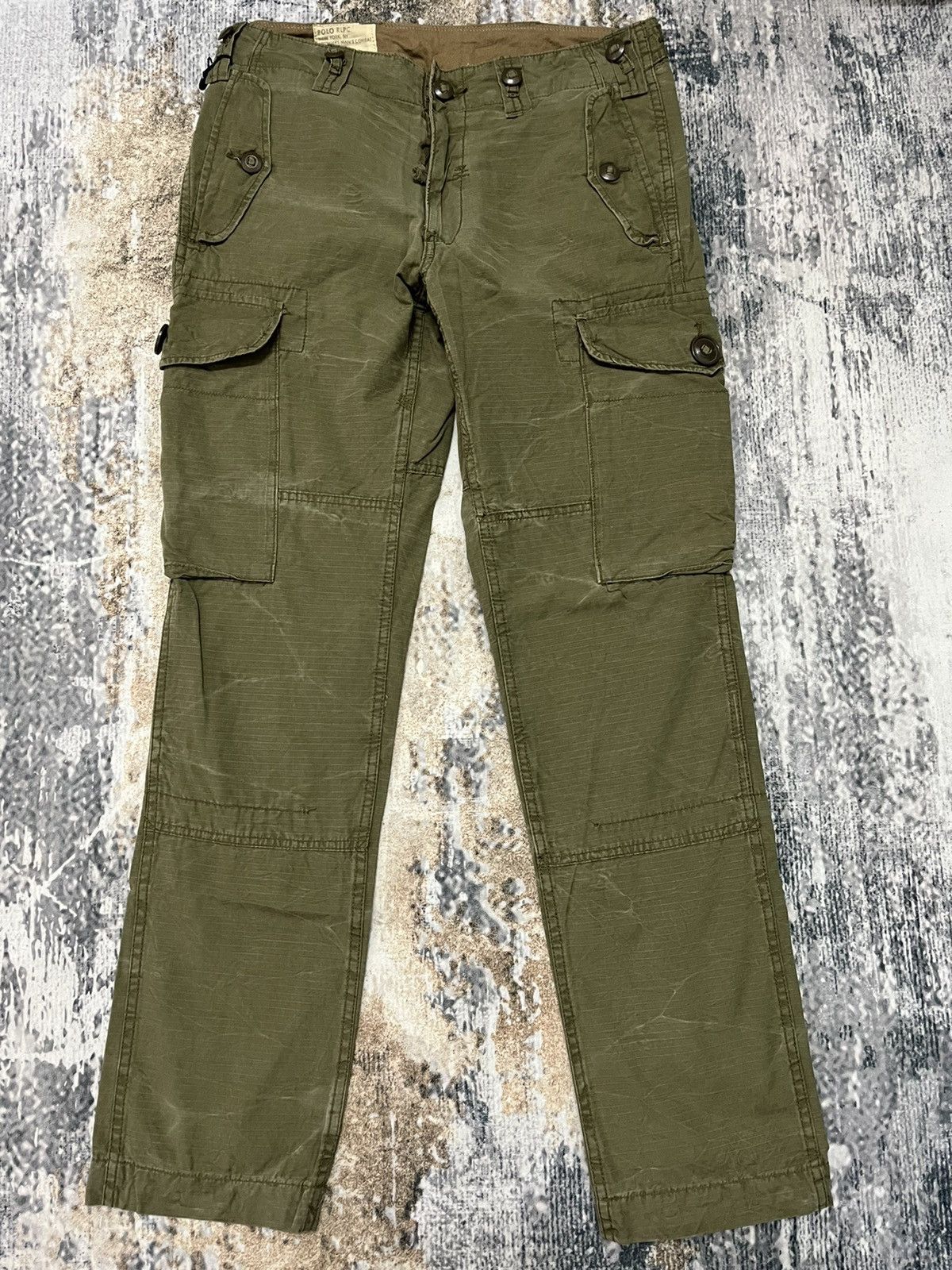 Polo Ralph Lauren Vintage Polo RLPC New York Trouser Man Combat | Grailed