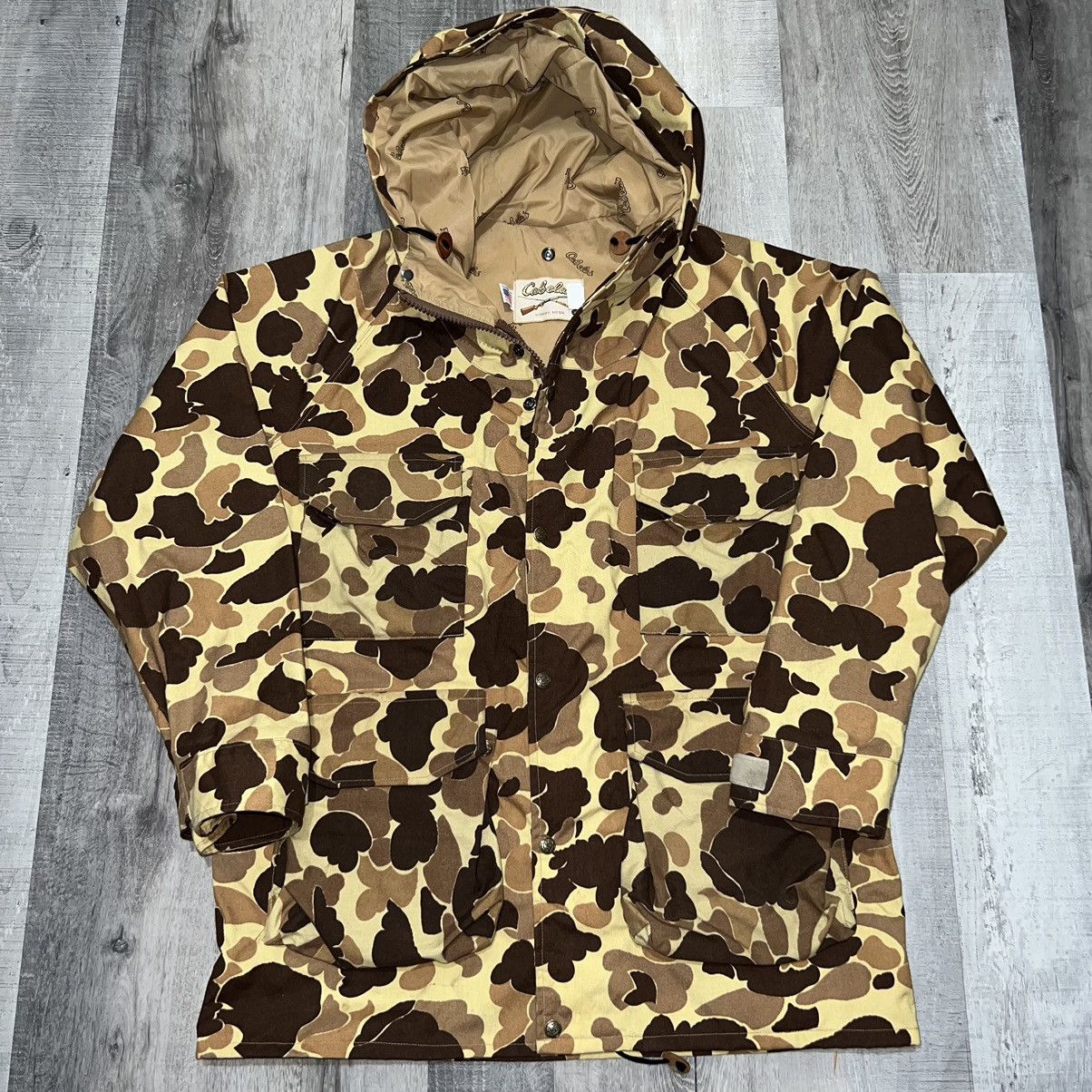 Vintage VTG Cabela’s USA GoreTex Frogskin Camo Hunting Parka Jacket | Grailed