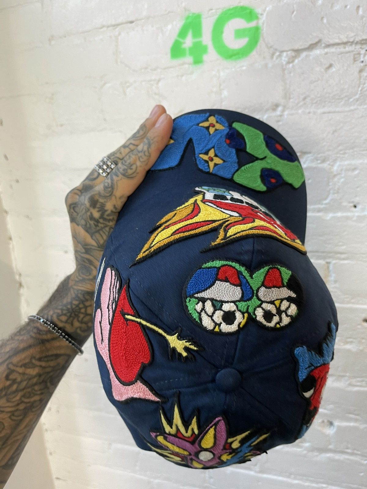 Louis Vuitton × Virgil Abloh Louis Vuitton NEW VIRGIL Runway Patch Hat ...