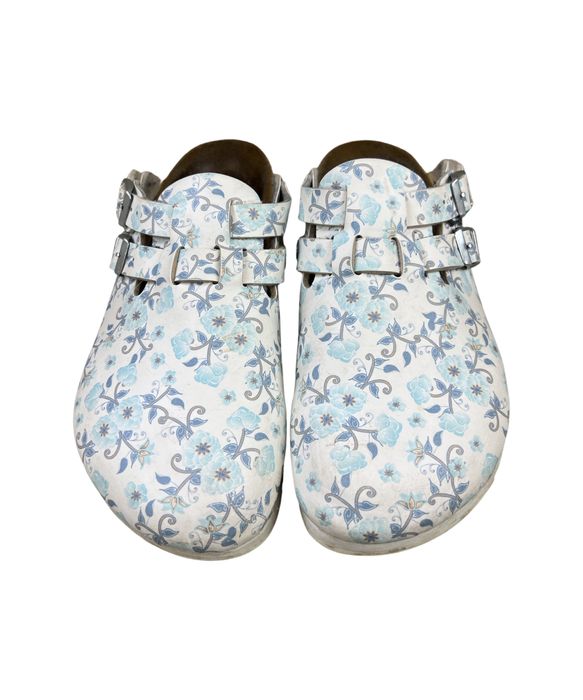 Birkenstock Birkenstock Boston Leather Flowers Pattern Sandals | Grailed
