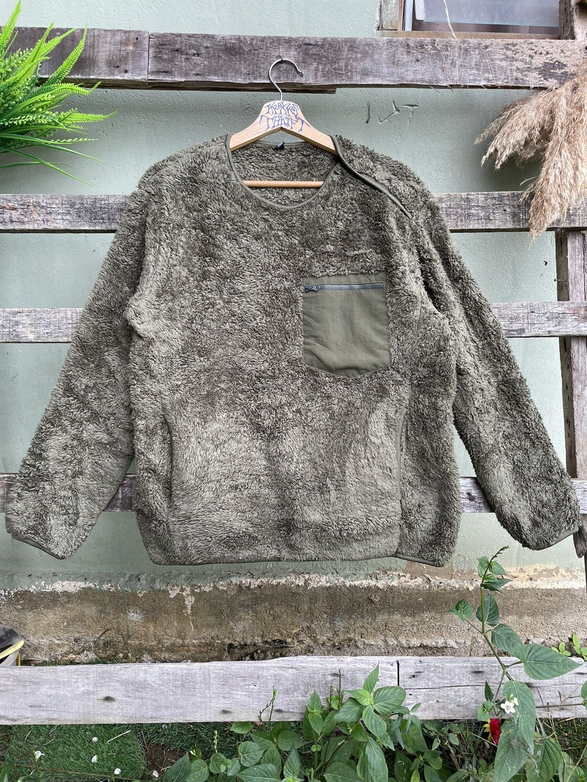 Japanese Brand × Uniqlo Uniqlo Patchwork Pocket Sherpa Fleece | Grailed