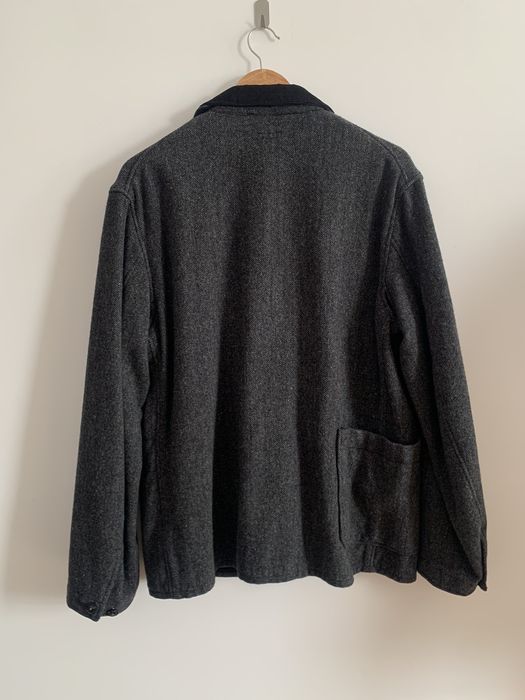 Engineered Garments Wool Herringbone Work Jacket Blazer | Grailed