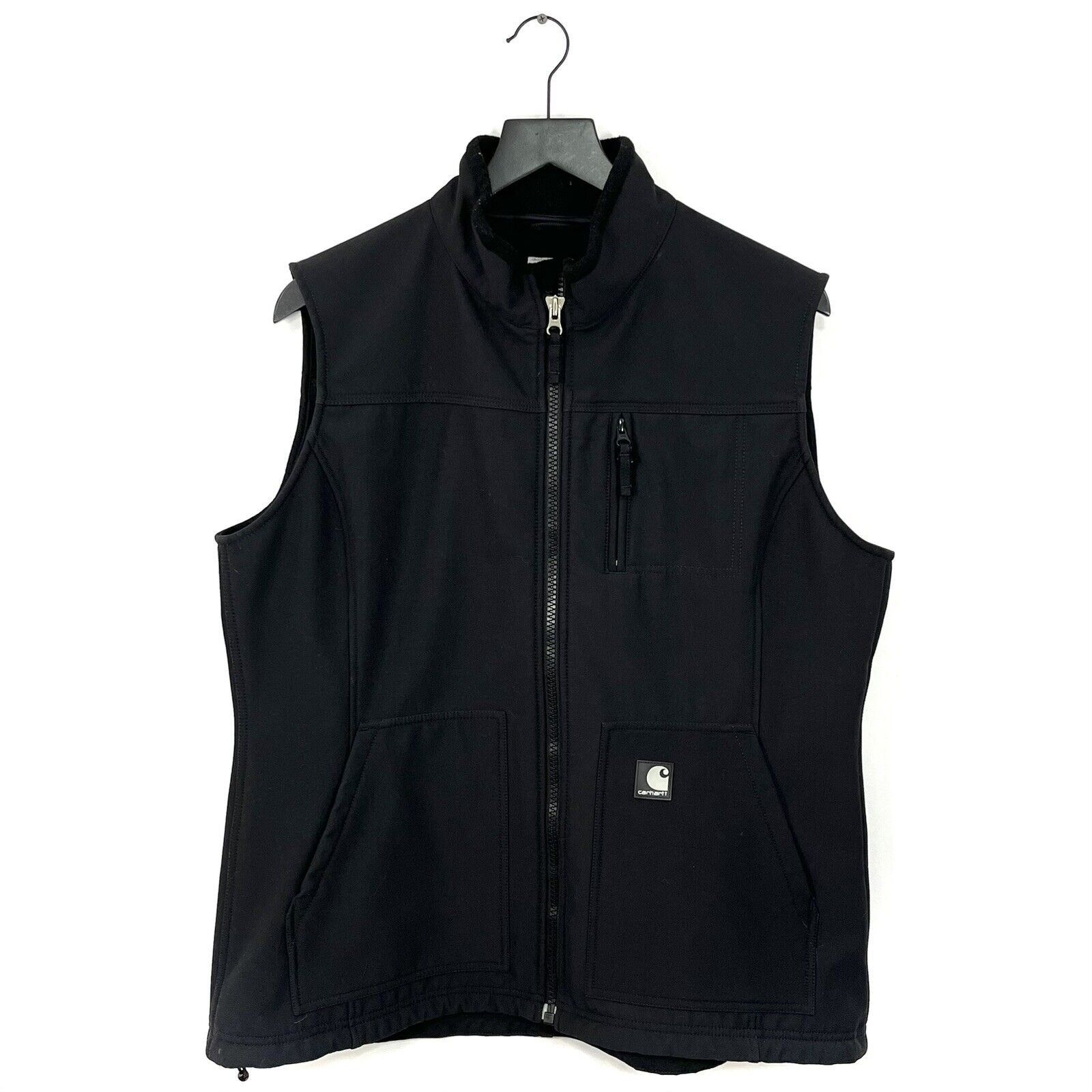 Carhartt Carhartt Softshell Fleece Lined Vest Black Work Wear WV002 ...