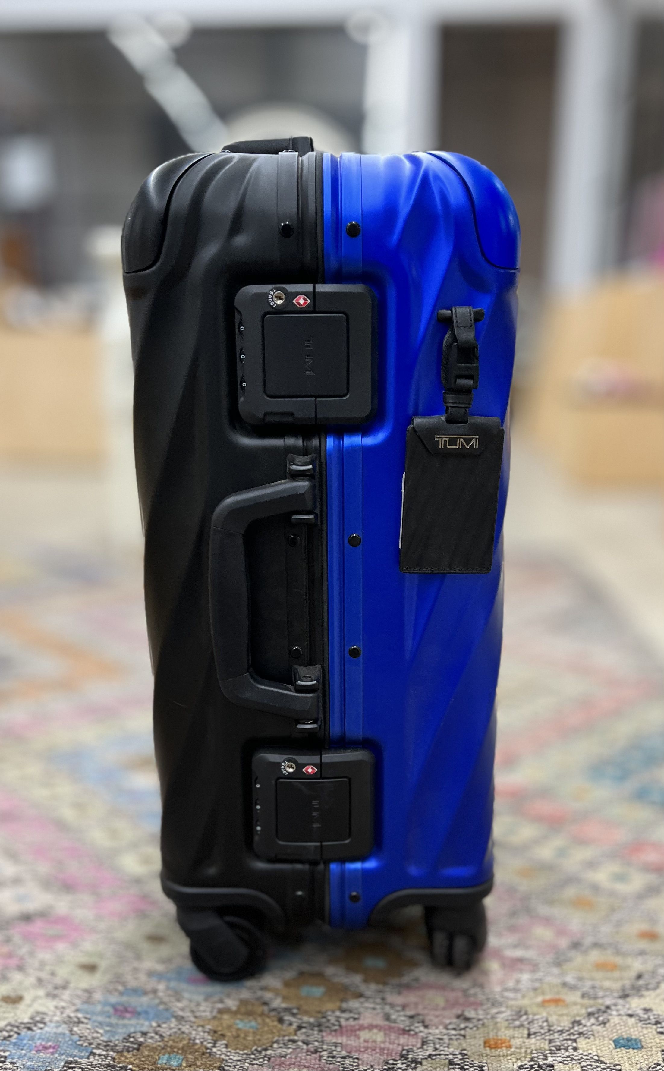 Tumi Coveted VIP Only Edition New $1100 TUMI Two Tone Blue/Black | Grailed