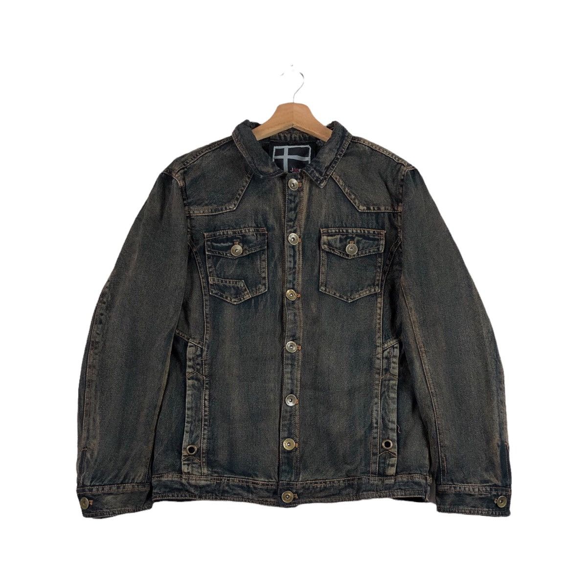 Japanese Brand JOOBOX Nordin Art Sherpa Jeans Jacket | Grailed