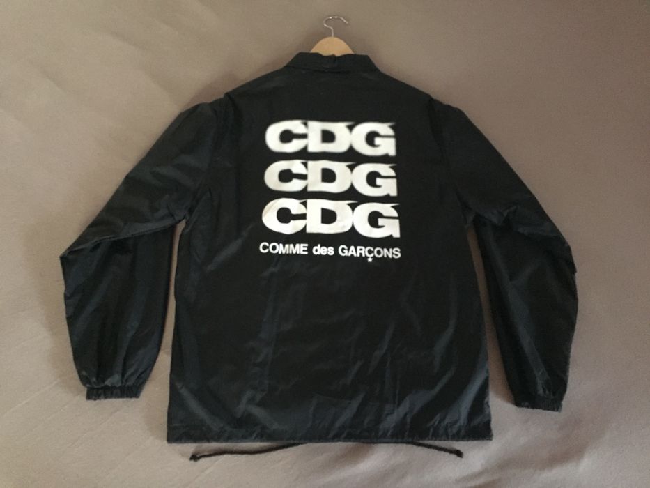 Comme des Garcons Comme des Garçons Windbreaker Jacket Black | Grailed