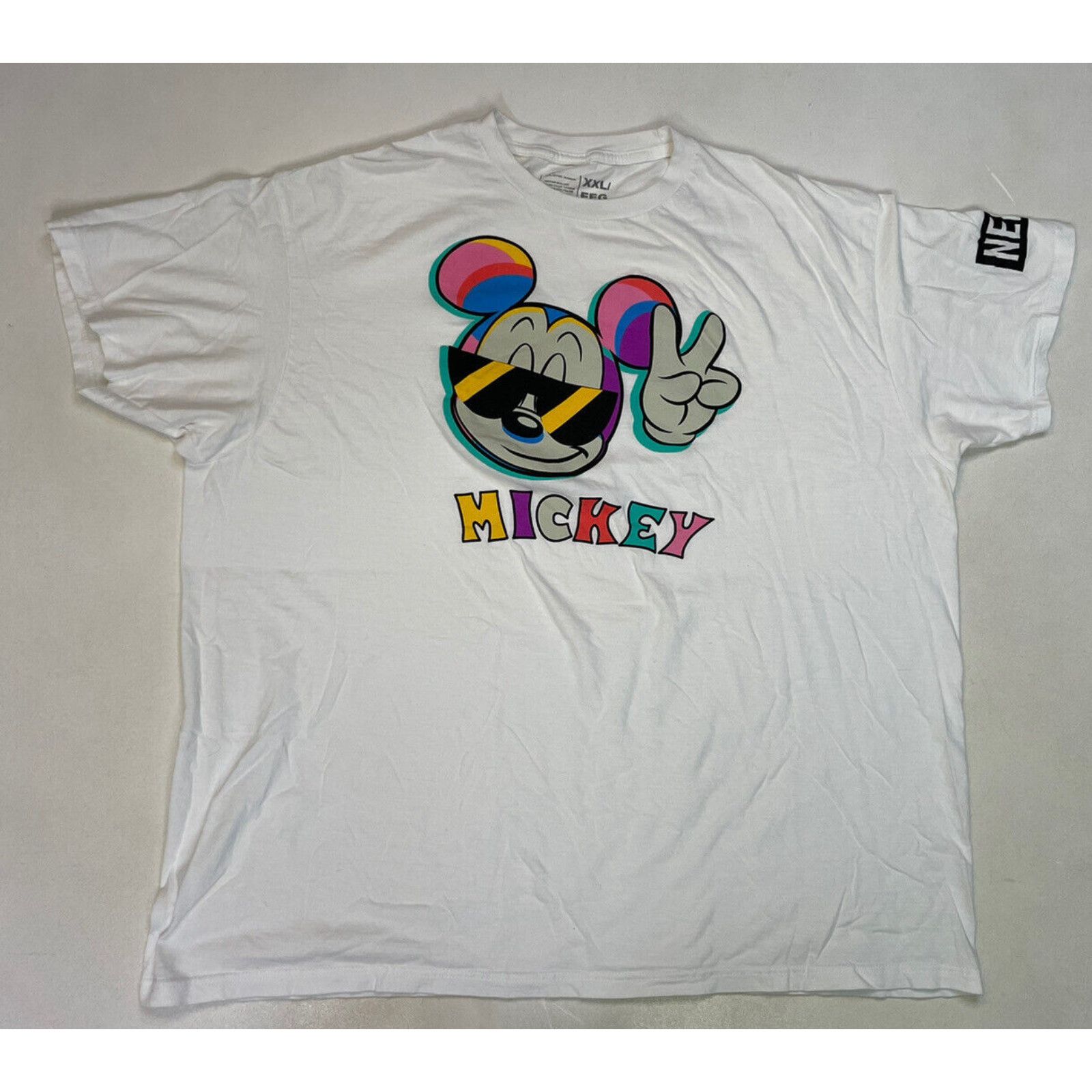 Disney NEFF Disney Mickey Mouse Graphic T-shirt Men Adult XXL White ...