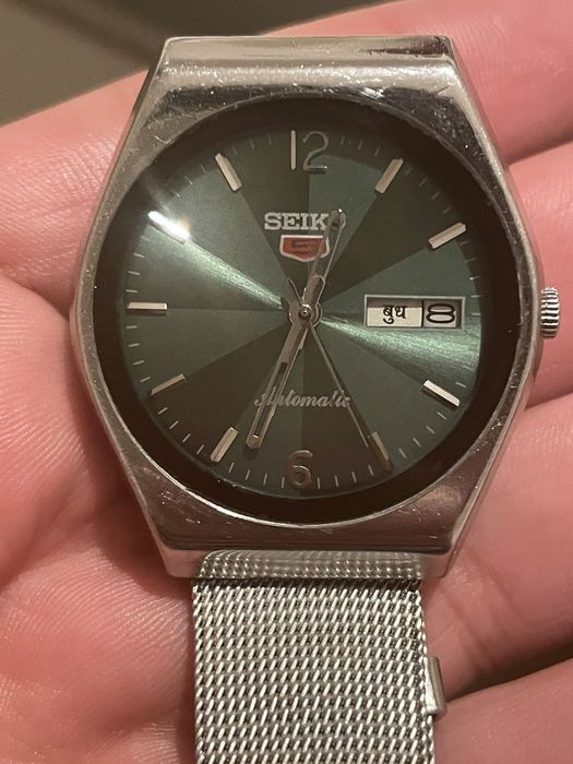 Vintage 70s Seiko 5 Automatic Green Dial | Grailed