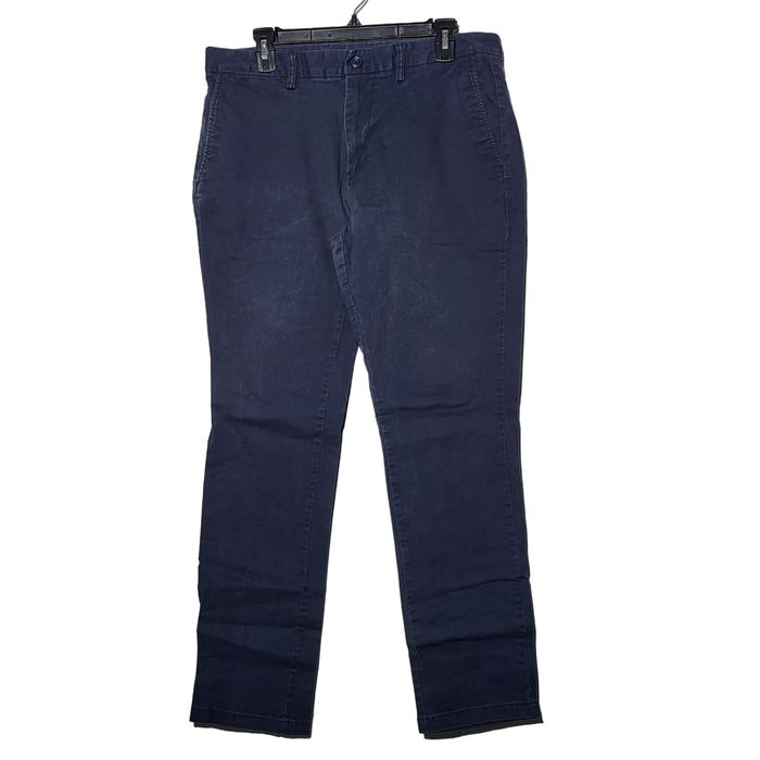 Old Navy Old Navy Ultimate Slim Built-In Flex Navy Pants Men's 34/32 ...