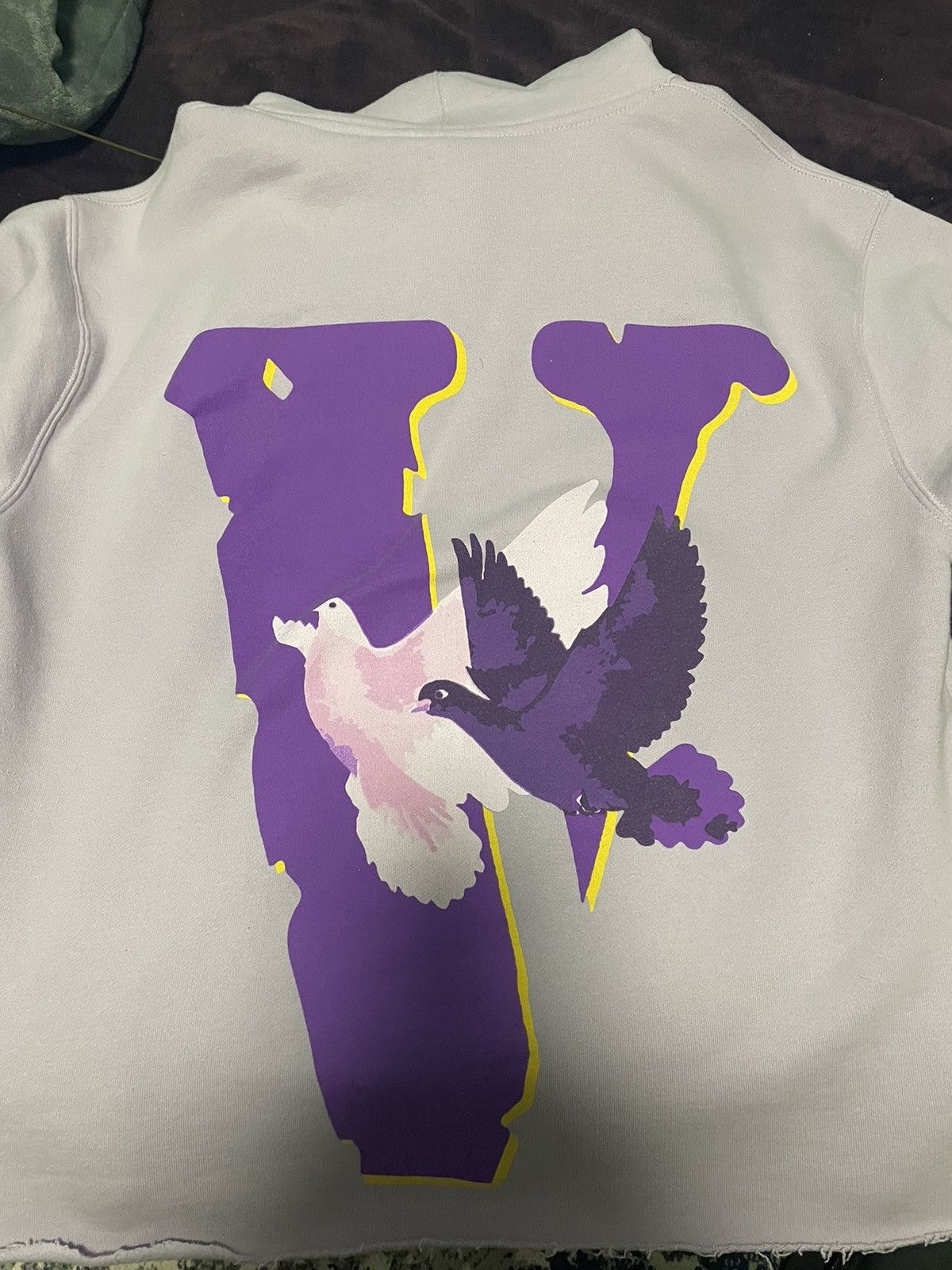 Vlone Nav Purple Dove Vlone Hoodie | Grailed