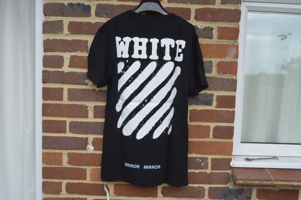 Off-White Danger Stripes T-shirt | Grailed