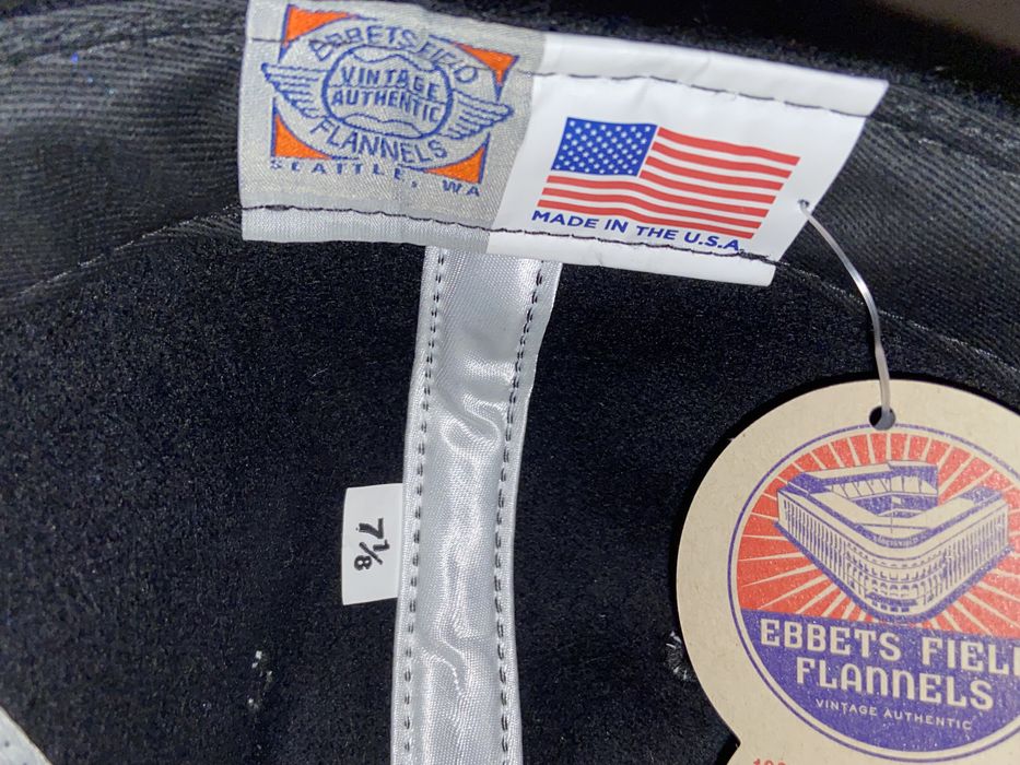 Ebbets Field Flannels EFF New Jersey city Skeeters Baseball Cap MiLB ...