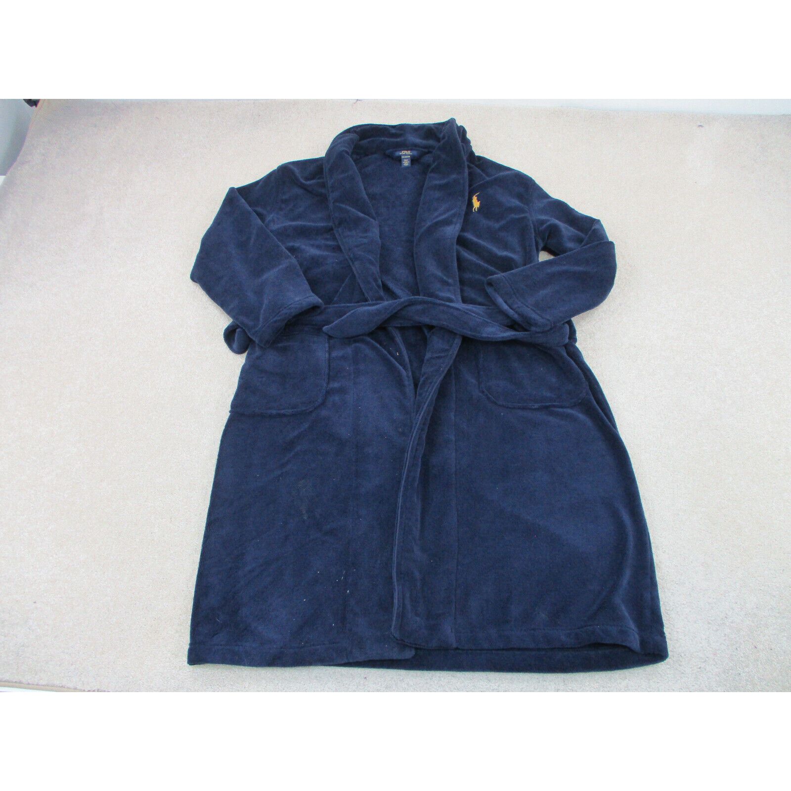 Ralph Lauren Ralph Lauren Polo Robe Adult Medium Blue Yellow Pony ...