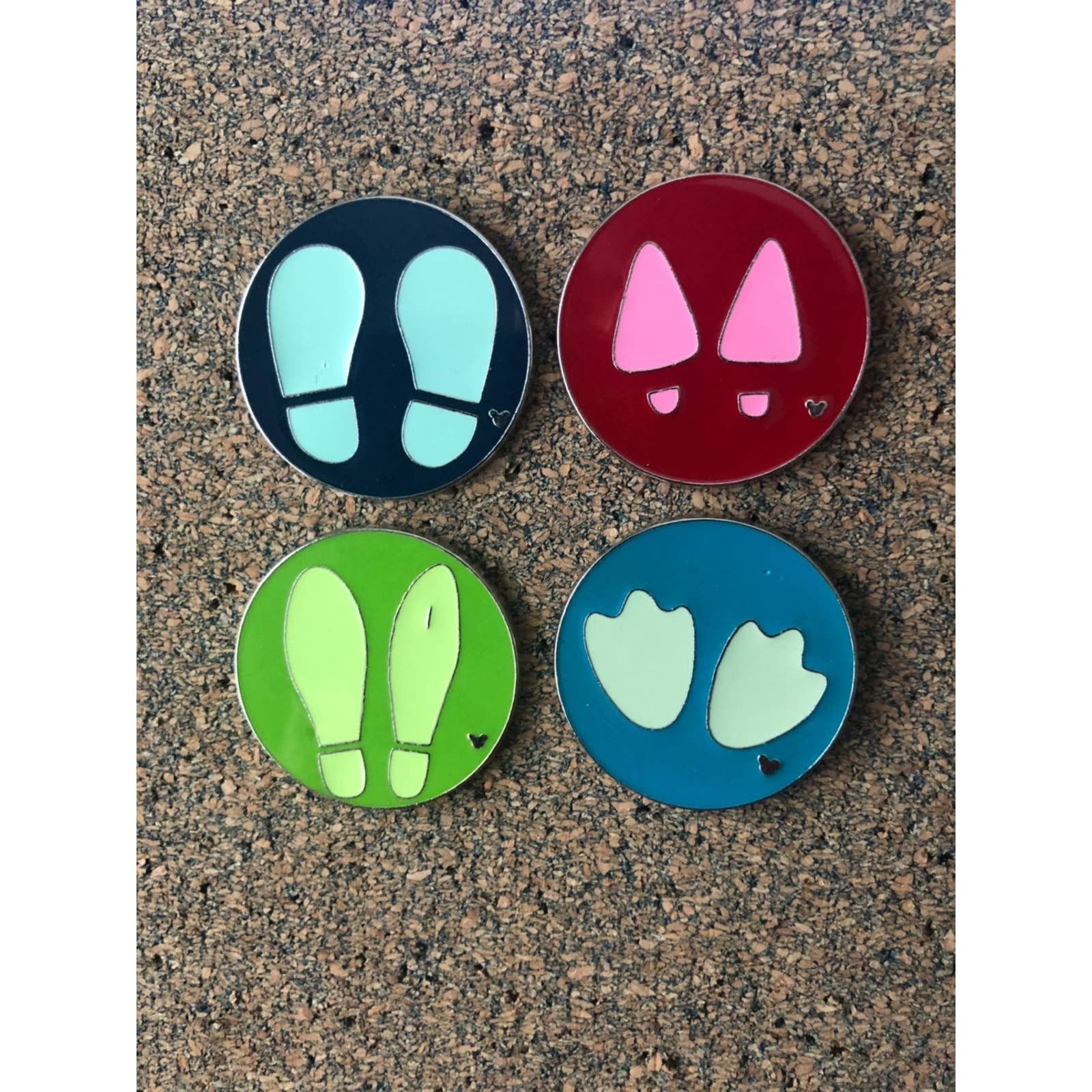 Disney Disney Pins - Complete Set Hidden Mickey - Footprints | Grailed