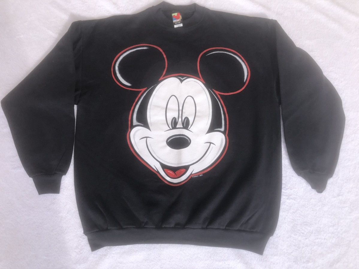 Vintage 90s big face Mickey Jerry Leigh Mickey Unlimited sweatshirt ...