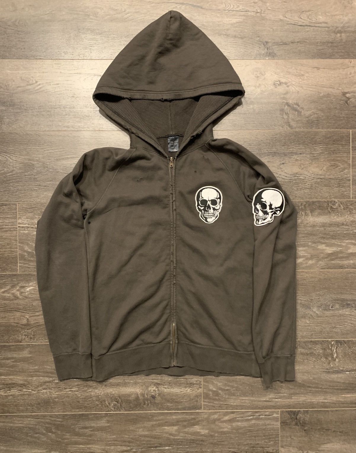 Number (N)ine SS04 Double Skull Dream Baby Dream Zip Up | Grailed